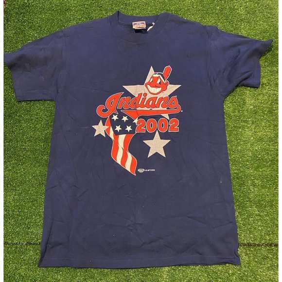 Shirts | Vintage Cleveland Indians Shirt Medium New Chief Wahoo Blue ...